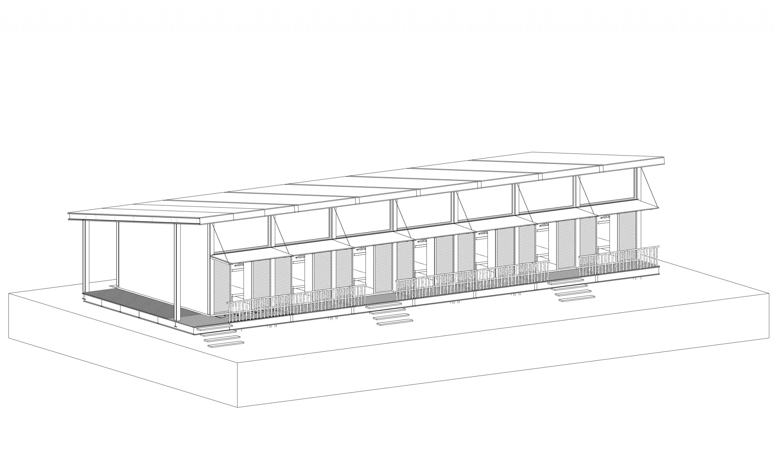 architecture bioclimatique | DORTOIRS HIPPO FARM AU VIETNAM